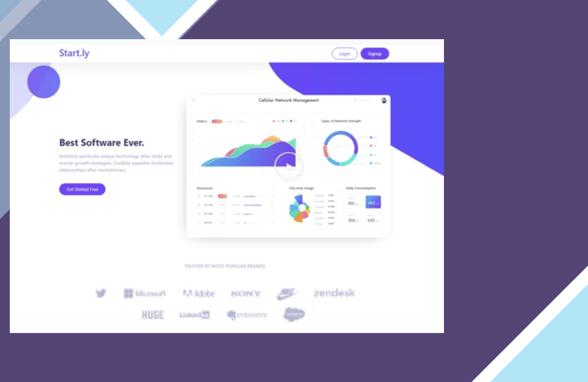 Startly Modelo Kit para Startups, SaaS and Software - nulled-wp.com